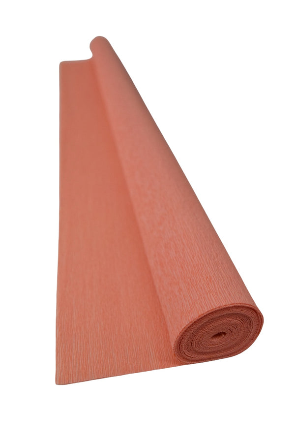 Italian Crepe Paper roll 90 gram - 382 CORAL CHARM PEONY - Carte Fini